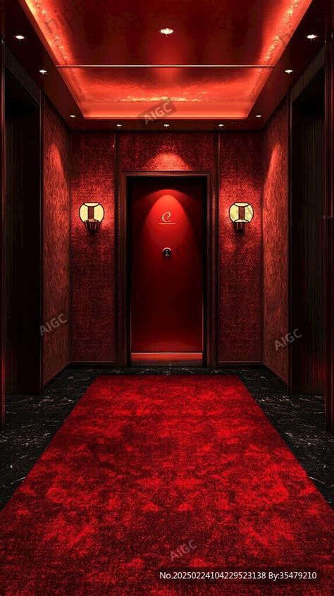 Ai创作图红色背景质感酒店壁画 电梯厅地毯 暗红色迎宾区 Ktv电梯间 酒店电梯厅主题 电梯场景素材 复杂走廊地毯 高品质走廊地毯 高档电梯口 欧洲电梯厅 豪华电梯口 高档电梯门口 走道走廊