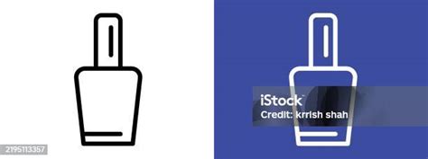 매니큐어 아이콘은 아름다움과 손톱 관리 일러스트레이션에 적합합니다 0명에 대한 스톡 벡터 아트 및 기타 이미지 0명 개념 개념과 주제 Istock