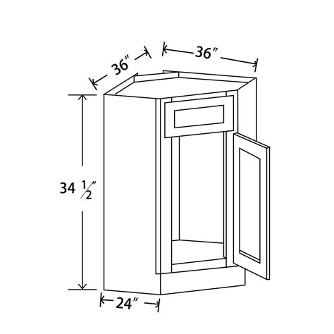 Dcsb36 Maple Navy Diagonal Corner Sink Usa Cabinets