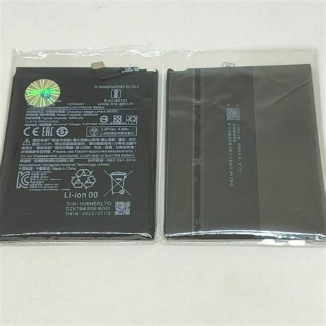 Jual BATERAI REDMI 10 POCO M3 PRO 5G BN 5A ORI 100 NEW LF Shopee Indonesia