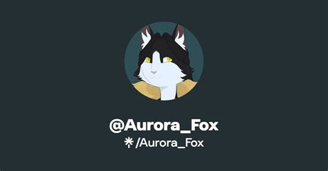 Aurora Fox Twitter Instagram Linktree