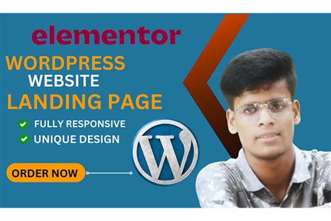 I Will Build Wordpress Landing Page Design Elementor Landing Page For