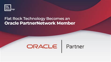 Flat Rock Technology Joins Oracle Partnernetwork