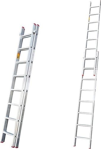 Demiriz İki Parça Sürgülü Ptt Tipi Alüminyum Merdiven 2x24 Metreasm