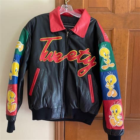 Warner Bros Jackets And Coats Tweety Bird Leather Jacket Poshmark