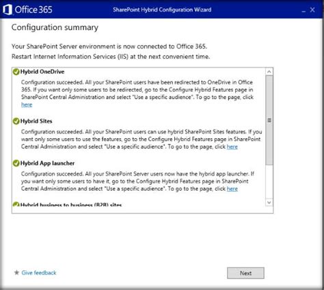 Configure Cloud Hybrid Site Features In Sharepoint Server 2016 And