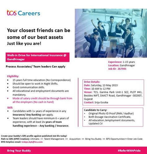 Nikhil Borse On Linkedin Vacancy For Process Associate And Team Lead In Tcs Note Only For