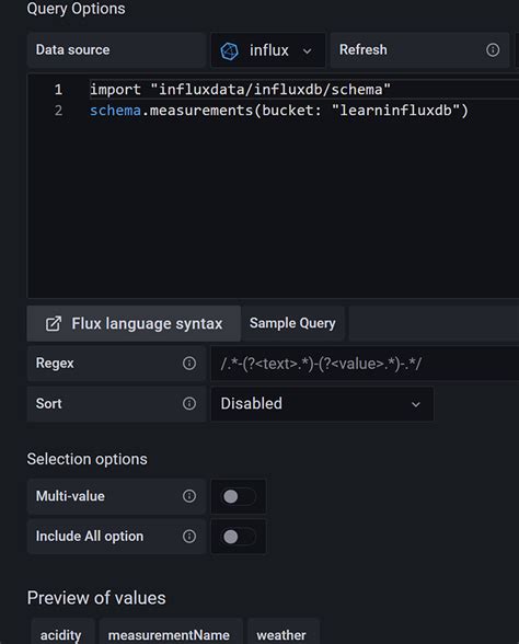 Generate Dashboards Automatically From Influxdb Measurements Influxdb Grafana Labs Community