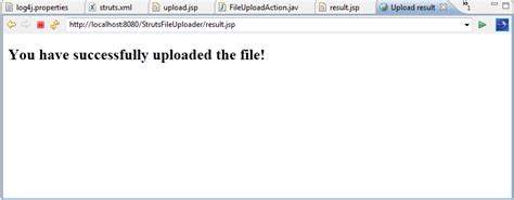 Struts File Upload Tutorial