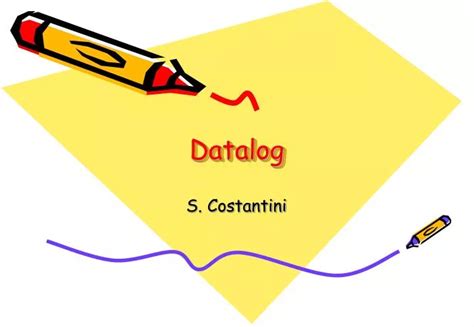 Ppt Datalog Powerpoint Presentation Free Download Id1760191