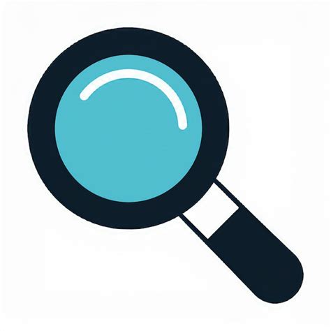 Flat Search Icon Premium Ai Generated Vector