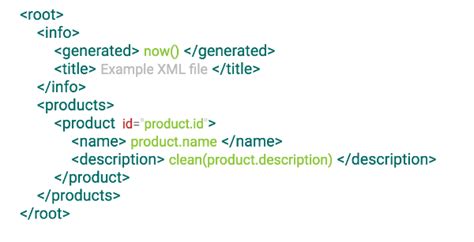 Xml Templates Datakick