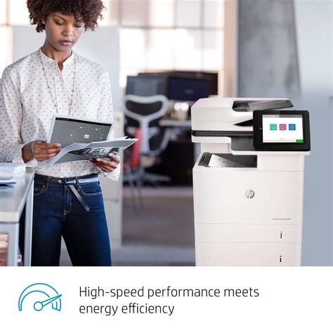Hp Laserjet Enterprise Mfp M Fht Monochrome All In One Printer With Built In Ethernet Sided