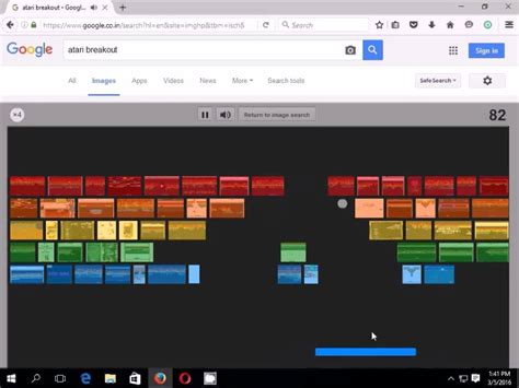 How To Play Google S Classic Atari Breakout Game Google S Hidden