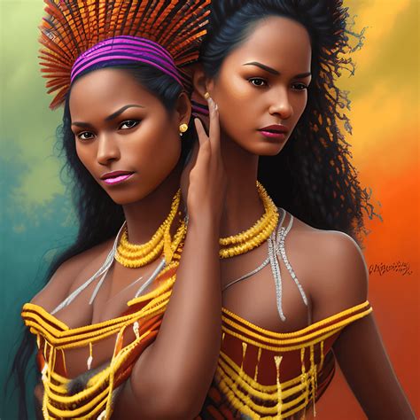 3 Beautiful Tahitian Women · Creative Fabrica