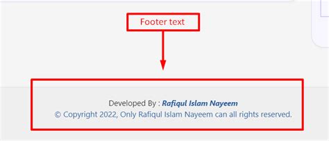 How To Design Footer In Oracle Apex