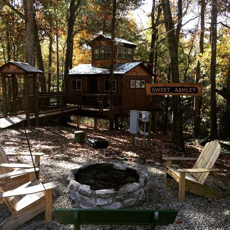 Cherry Treesort Sweet Ashley Treehouses For Rent In China Grove North Carolina United