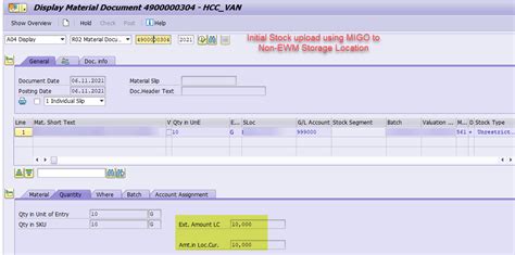 ewm initial stock upload by lsmw vs scwm isu sap community