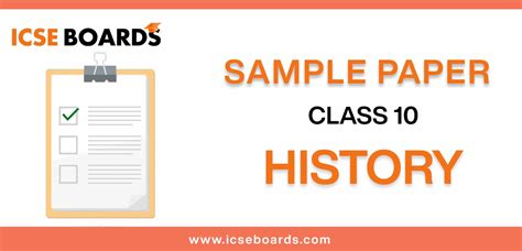 Download ICSE Sample Papers For Class History Civics In Pdf