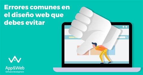 Errores comunes en el diseño web que debes evitar App Web