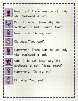 Readers Theater The Old Lady Who Swallowed A Fly