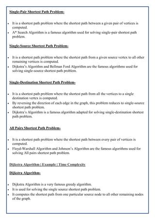 Shortest Path Problem Docx Computing Technology Computing