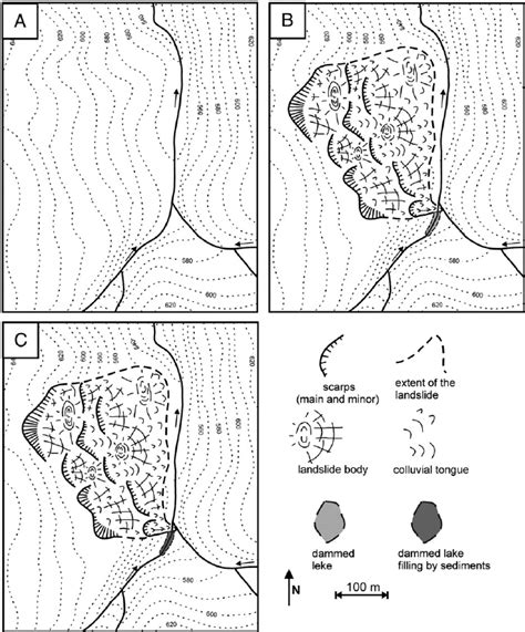 Phases Of Development Of The Landslide At The P ł A ś Nie Locality See Download Scientific