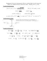 Essential Equations And Concepts For PHYS 122 Midterm Exam Course Hero