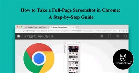 How To Take A Full Page Screenshot In Chrome Step By Step
