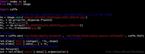 Caffe随记（九） 利用fcn和已有的model进行图像语义分割python Inferpy Csdn博客