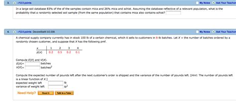 Solved In A Large Soil Database Of The Of The Samples Chegg Com