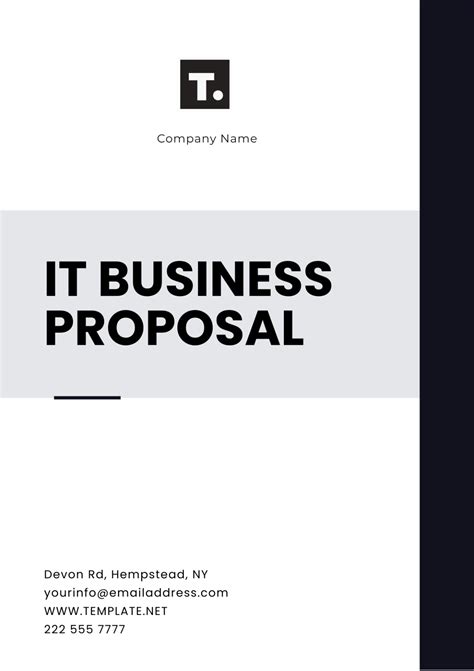 Free It System Upgrade Proposal Template To Edit Online
