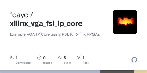 Github Fcaycixilinxvgafslipcore Example Vga Ip Core Using Fsl