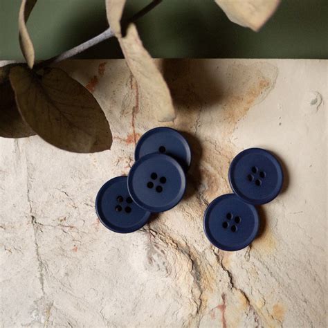 4 Holes Mat Button 20 Mm Twilight Ikatee Sewing Patterns
