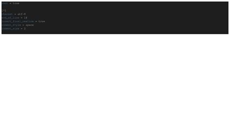 Editor Config Codesandbox