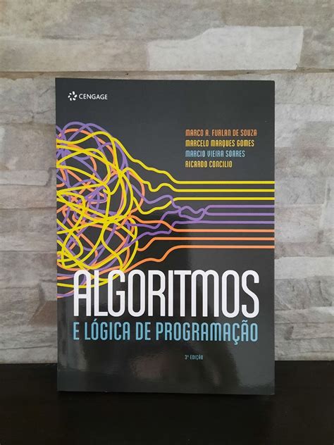 Livro Algoritmos E Lógica De Programação Livro Editora Cengage