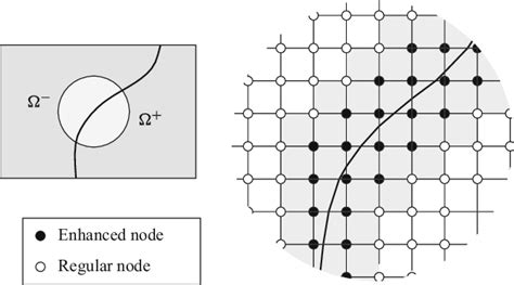 A Two Dimensional Finite Element Mesh Crossed By A Discontinuity Is