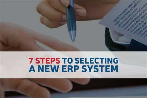 7 Steps To Selecting A New Erp System Imagineering