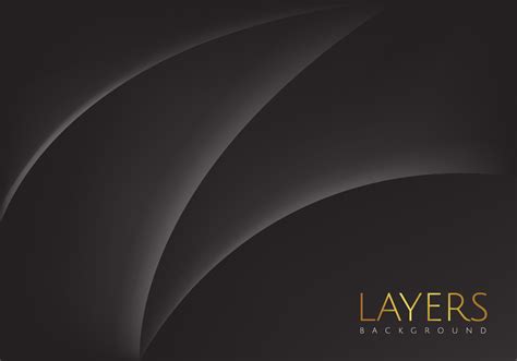 Abstract Black Layers Vector Design 641207 Vector Art At Vecteezy