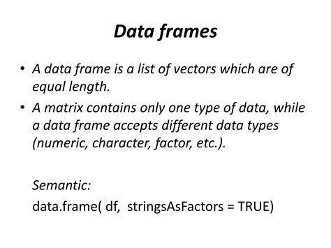 r data types ppt