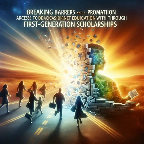 Breaking Barriers Promoting Access To Education With First Generation Scholarships