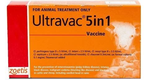 Buy Zoetis Ultravac 5 In 1 Online Livestock Vaccines Airr