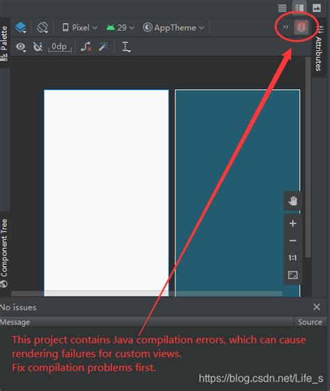 this project contains java compilation errors which can cause
