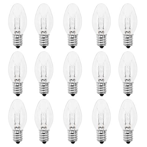Night Light Bulbs 4 Watt 15 Pack E12 Base Dimmable Plug In Night Light