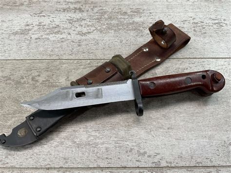 Romanian Akm Type I Knife Bayonettype I Scabbard Winsulator And Frog