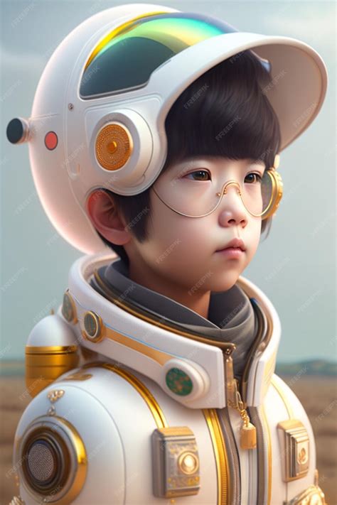 Premium Ai Image Futuristic Girl
