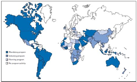 Countries N 53 With Regulations For Fortification Of Wheat Flour With Download Scientific