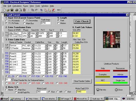 EDR Fault Current Calc