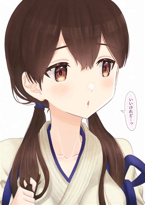 Kaga Kantai Collection Drawn By Kujira Naoto Danbooru
