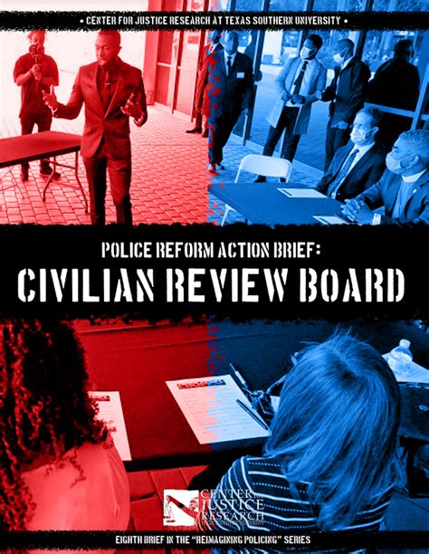 Civilian Review Boards Center For Justice Research